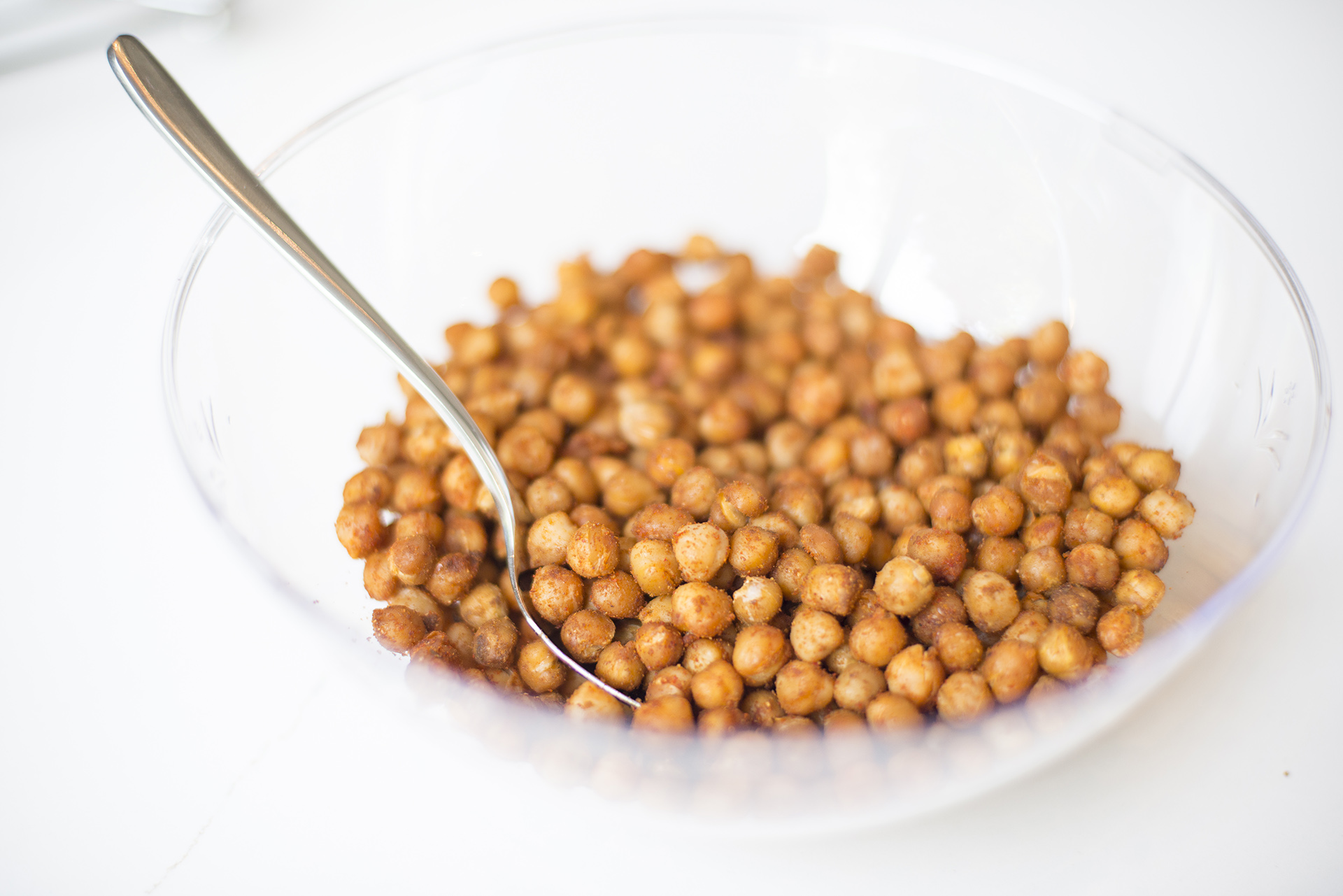 Spicy Roasted Chickpeas Recipe | Add the Love by Julie Neville